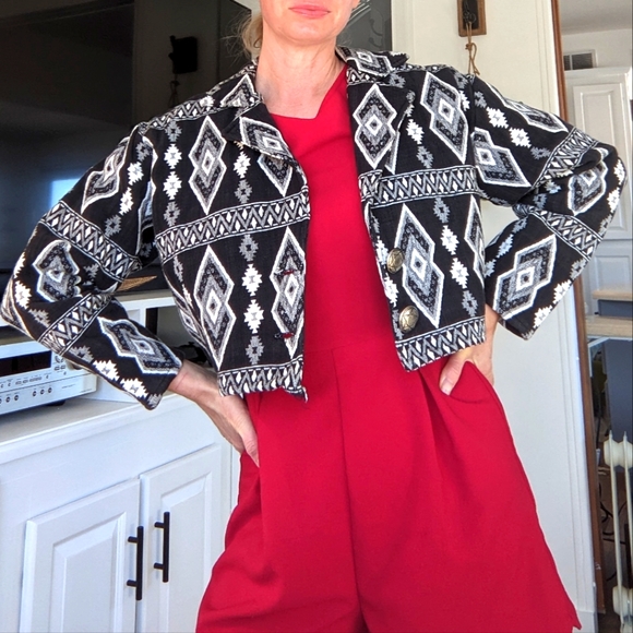 Southwest Canyon | Jackets & Coats | Vintage Aztec Western Bolero ...
